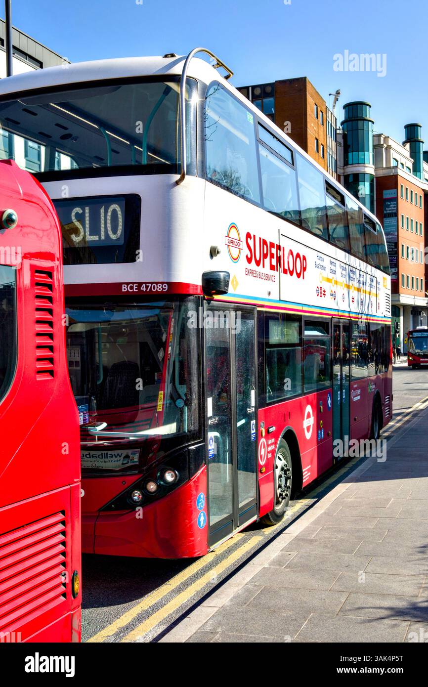 Superloop Express Bus SL10 at Harrow Bus Station, Borough of Harrow ...