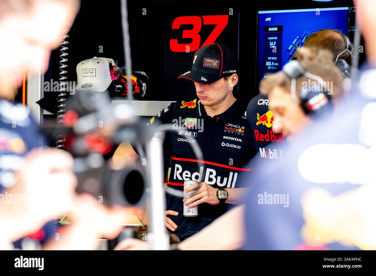 Sakhir, Bahrain, 11 Apr 2025, Max Verstappen, from Netherlands competes ...