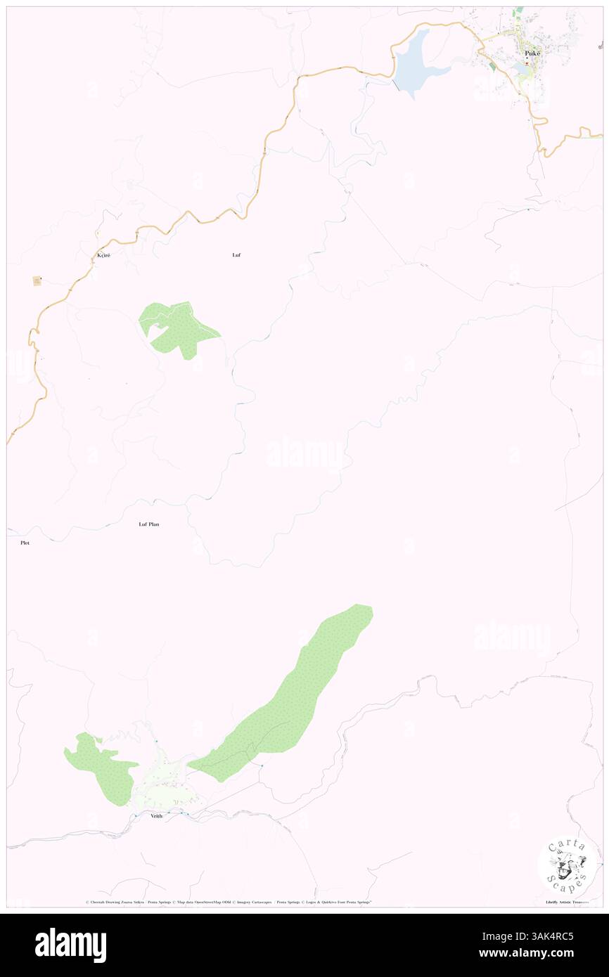Maja e Thanzes, Bashkia Pukë, AL, Albania, Shkodër County, N 41 59' 36 ...