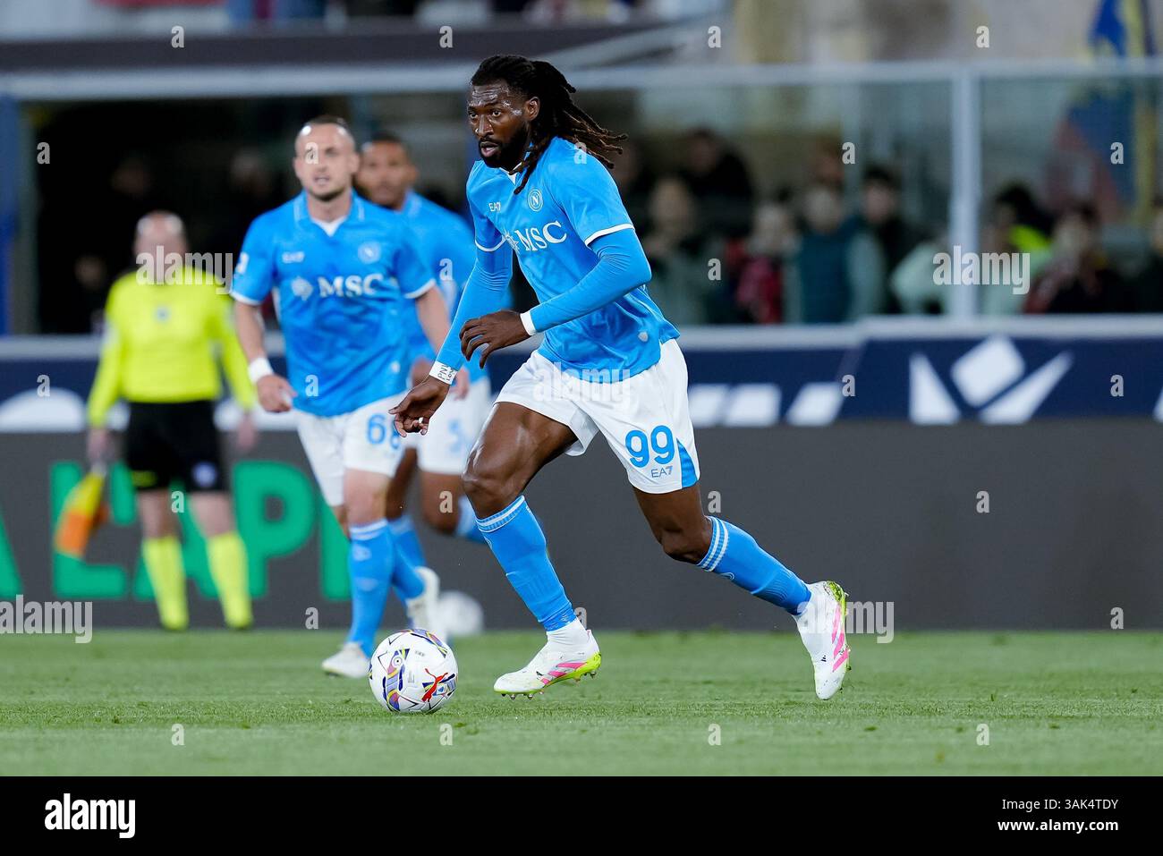 Andre-Frank Zambo Anguissa of SSC Napoli during the Serie A Enilive ...