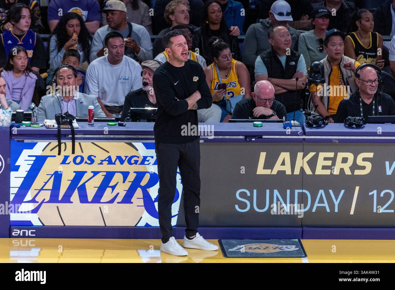 Los Angeles, United States. 11th Apr, 2025. Los Angeles Lakers Head ...
