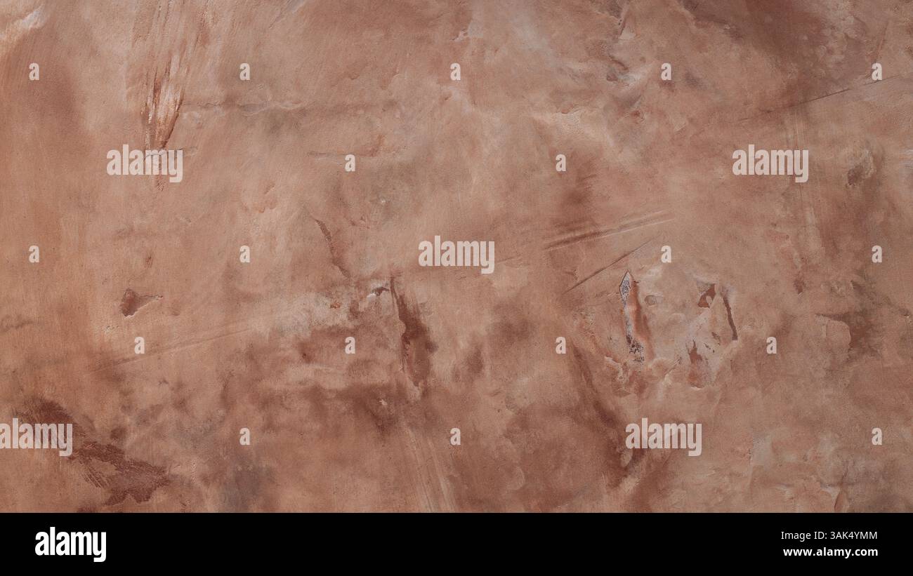 Brown Clay and Terracotta Stucco Surface with Organic Mottled Pattern ...