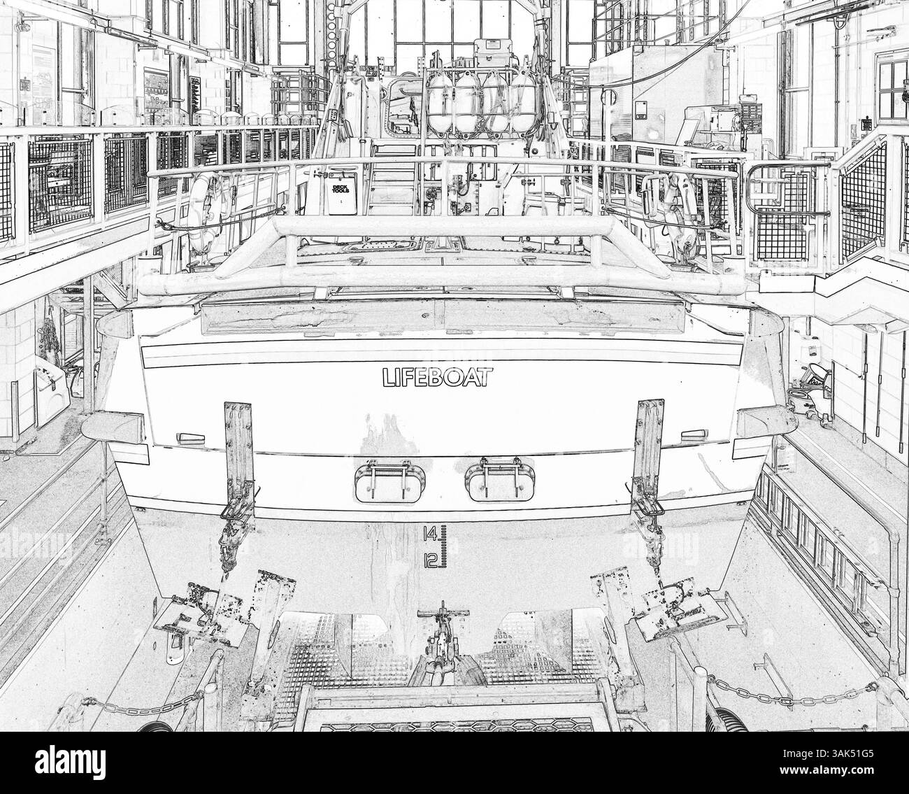 Tenby’s Tamar class all-weather lifeboat is housed inside a modern ...