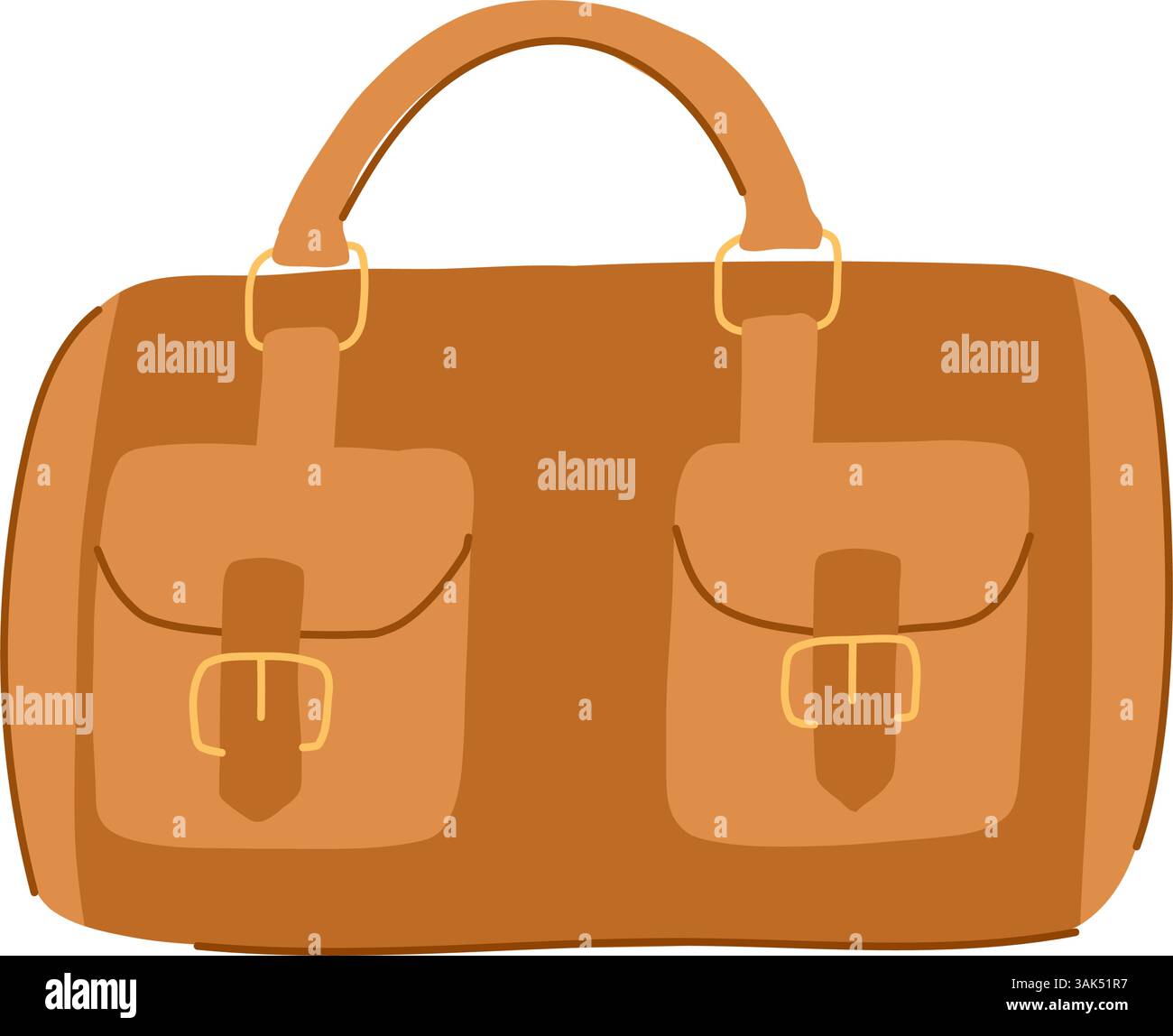 durable weekender bag cartoon vector illustration Stock Vector Image ...