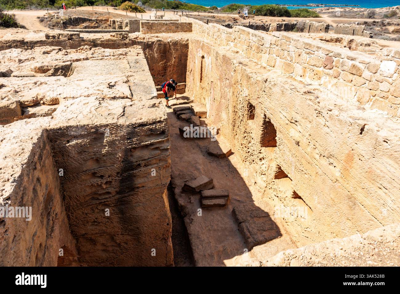 The Tombs of the Kings, Paphos [Pafos] Greek Cyprus: a series of lavish ...