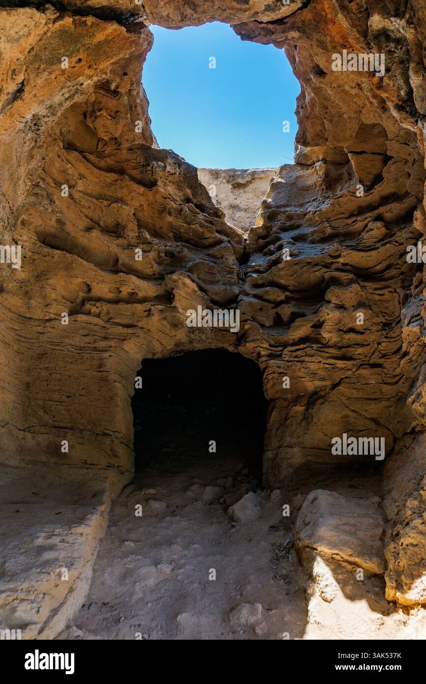 The Tombs of the Kings, Paphos [Pafos] Greek Cyprus: a series of lavish ...