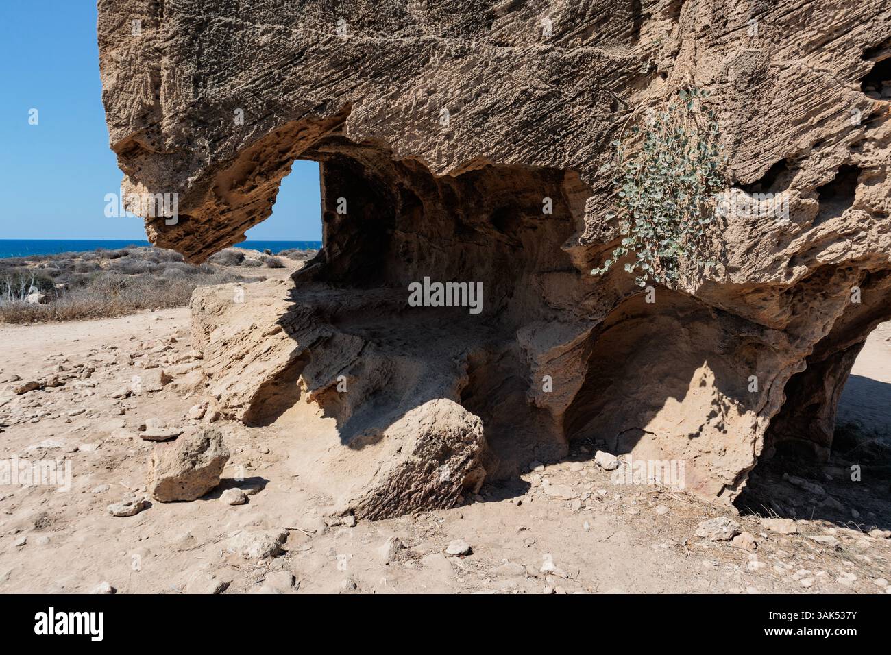 The Tombs of the Kings, Paphos [Pafos] Greek Cyprus: a series of lavish ...