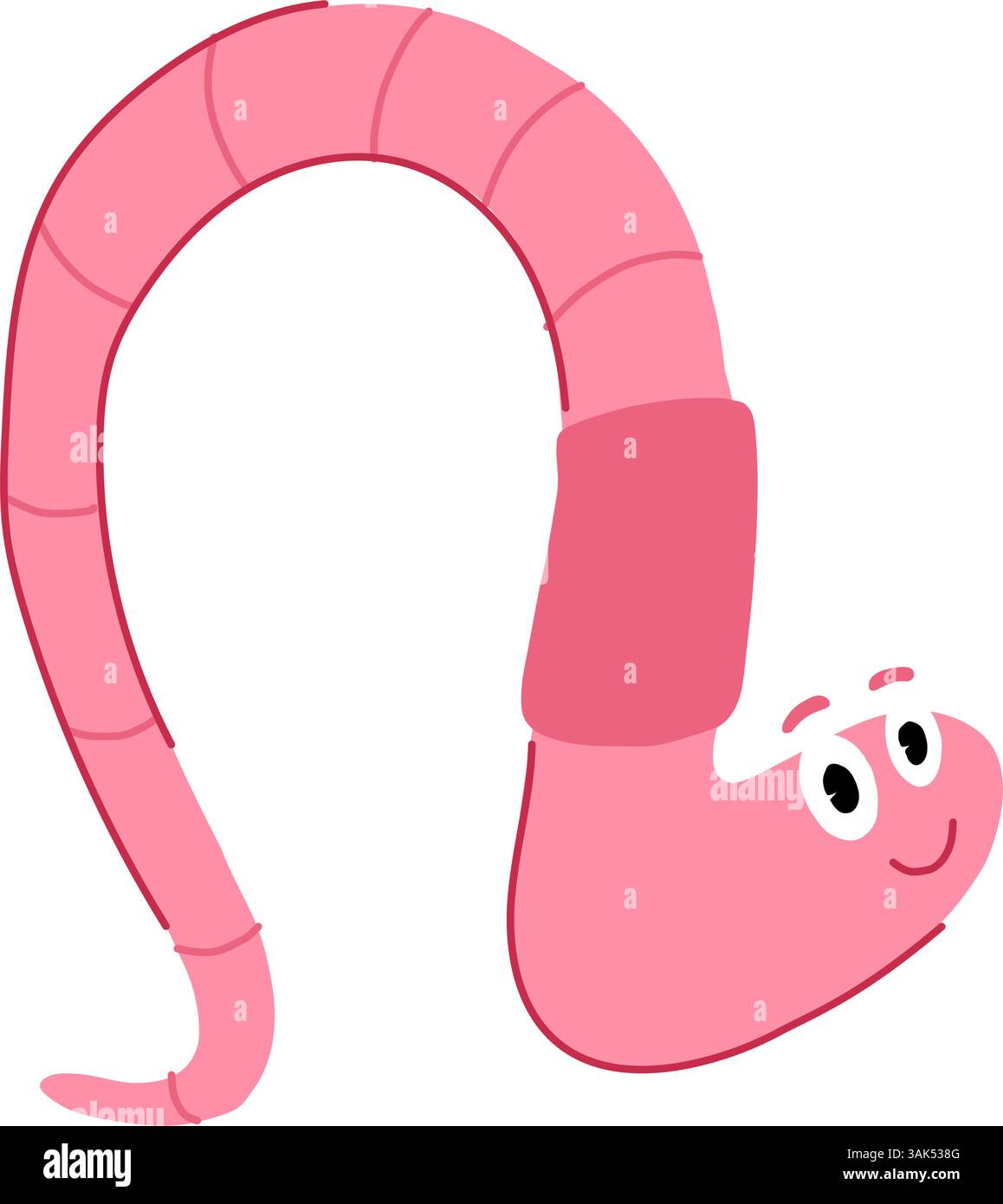 drawing worm cartoon cartoon vector illustration Stock Vector Image ...
