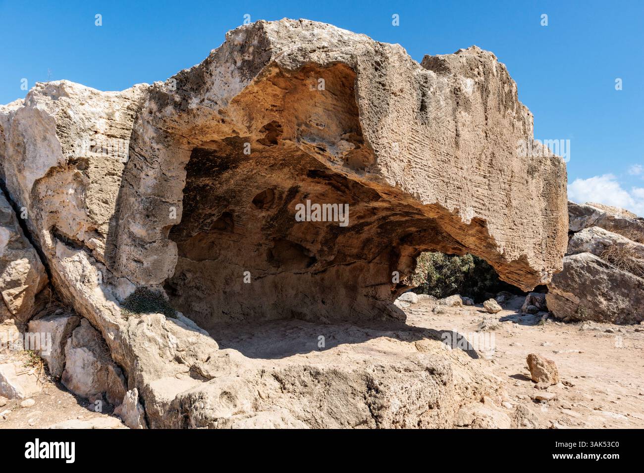 The Tombs of the Kings, Paphos [Pafos] Greek Cyprus: a series of lavish ...