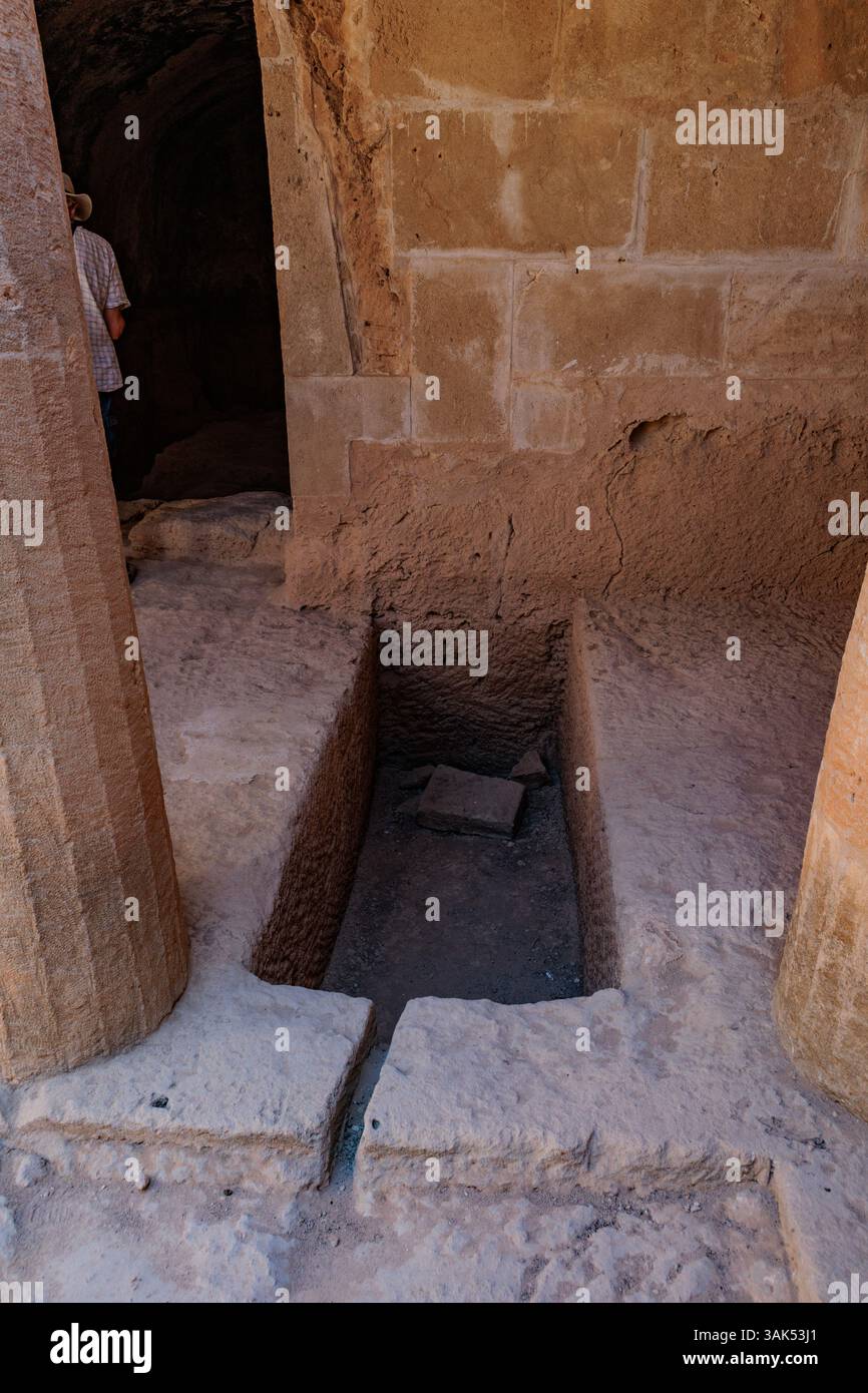 The Tombs of the Kings, Paphos [Pafos] Greek Cyprus: a series of lavish ...