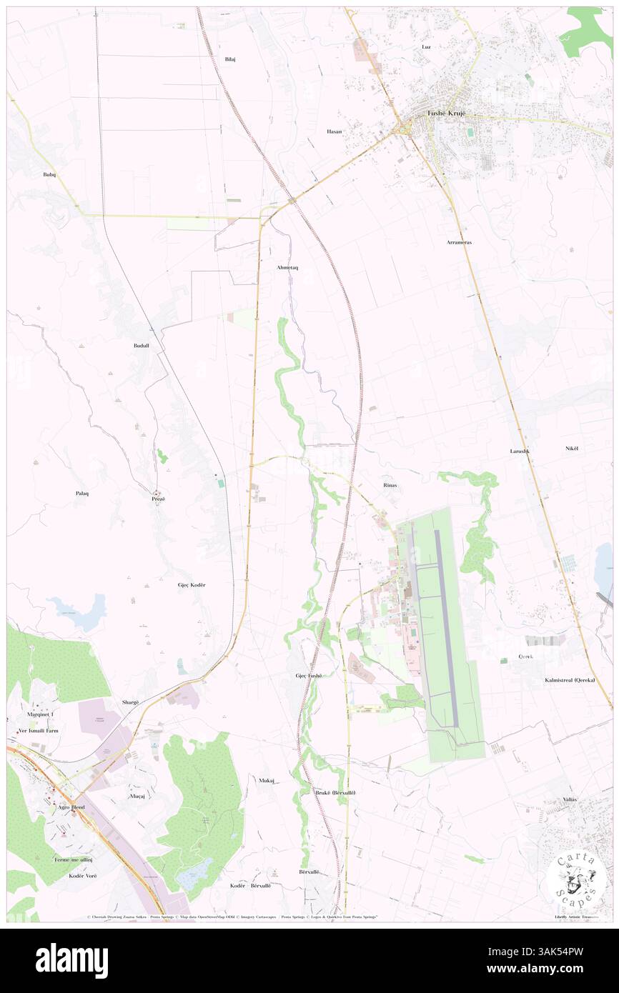 Vila Aeroport Rinas, Bashkia Vorë, AL, Albania, Tirana, N 41 26' 6'', N ...