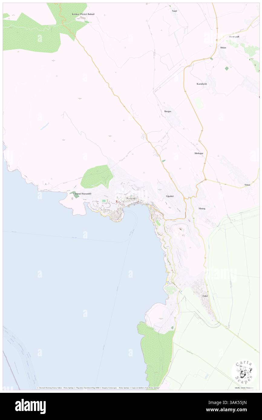 Sarande Bus Station, Bashkia Sarandë, AL, Albania, Vlorë County, N 39 ...