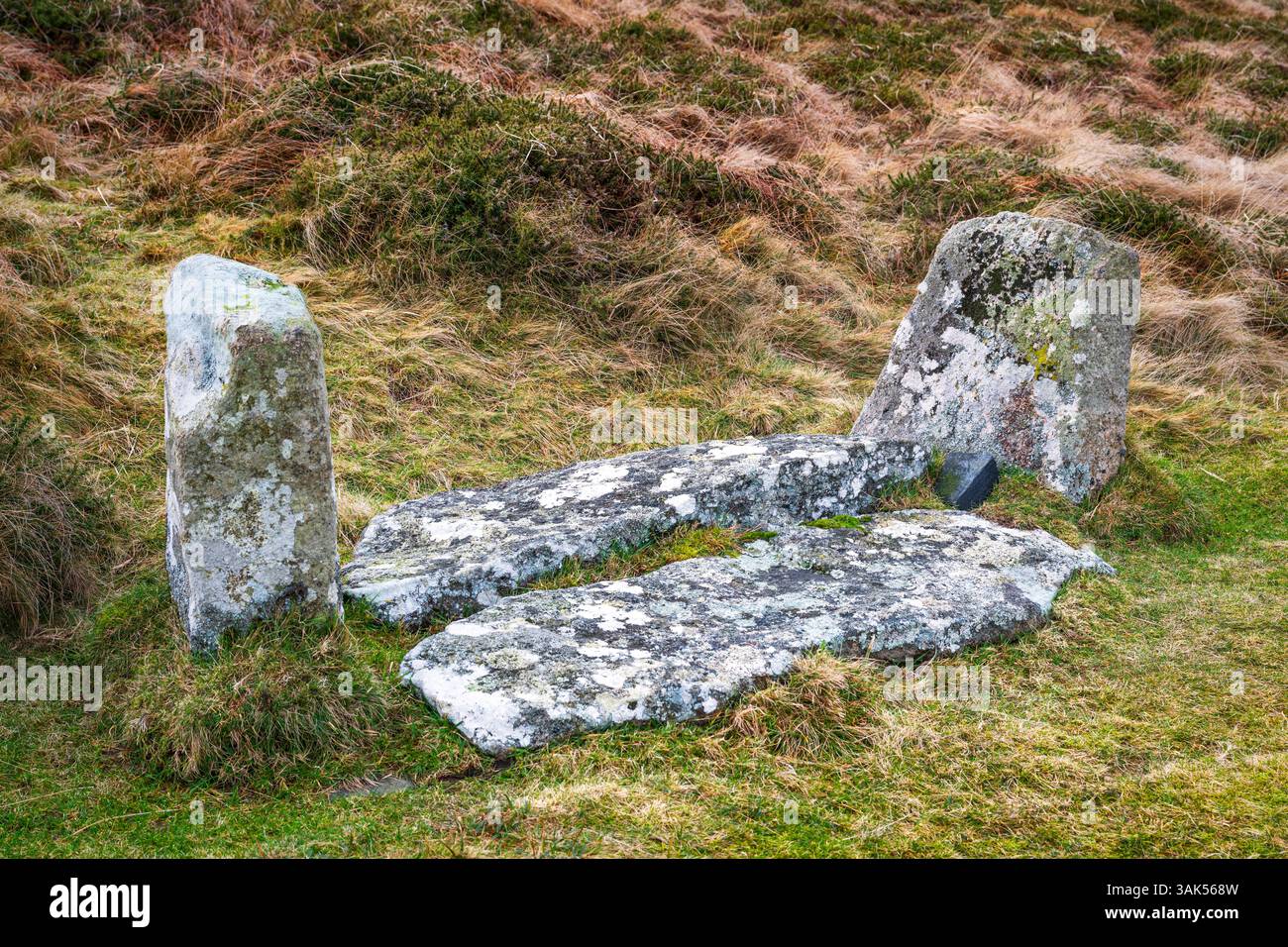 This kist on Cosdon Hill is known as the Black Prince's Tomb, but the ...