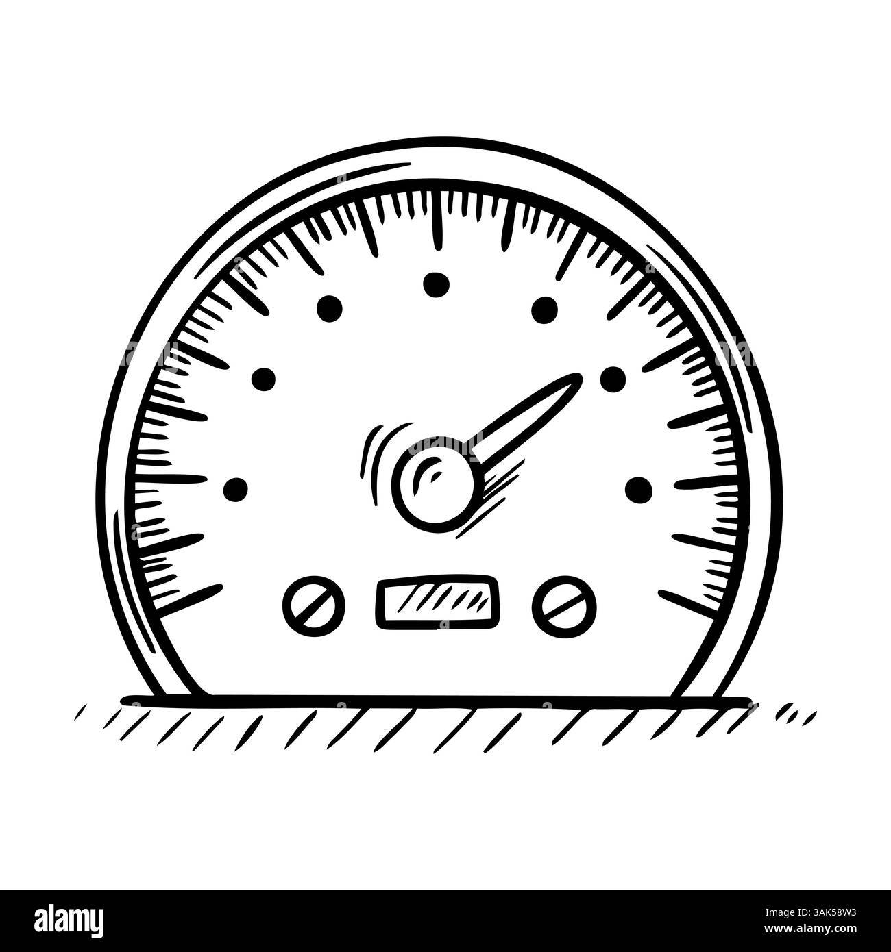 The speedometer is set at a speed of 60 mph Stock Vector Image & Art ...
