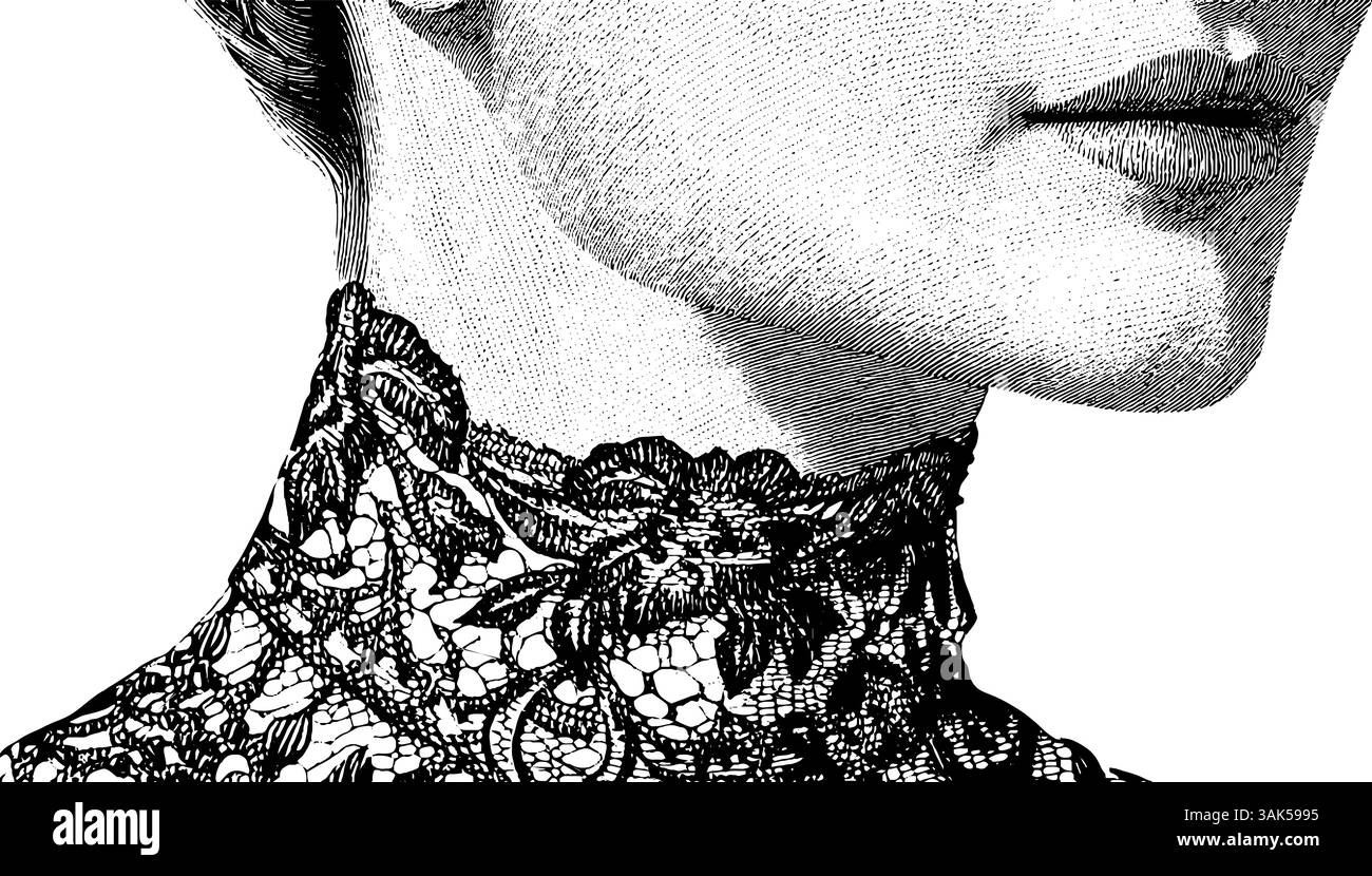 Elegant wedding chairs with floral accents engraved illustration for ...