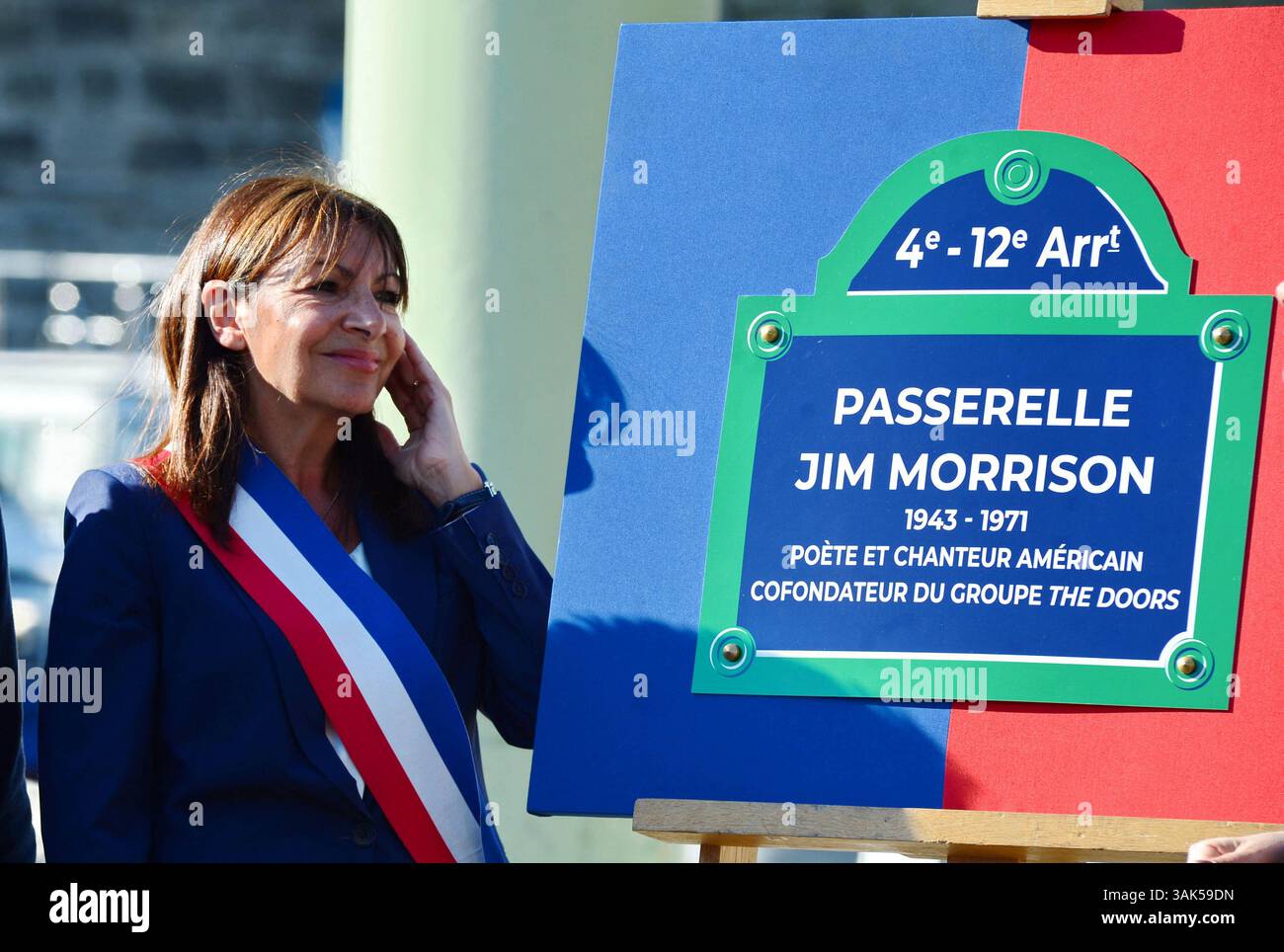 Paris, France. 11th Apr, 2025. Anne Hidalgo, mayor of Paris during ...