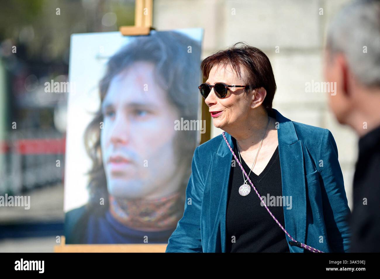 Laurence Patrice, deputy mayor of Paris in charge of memory during a ...