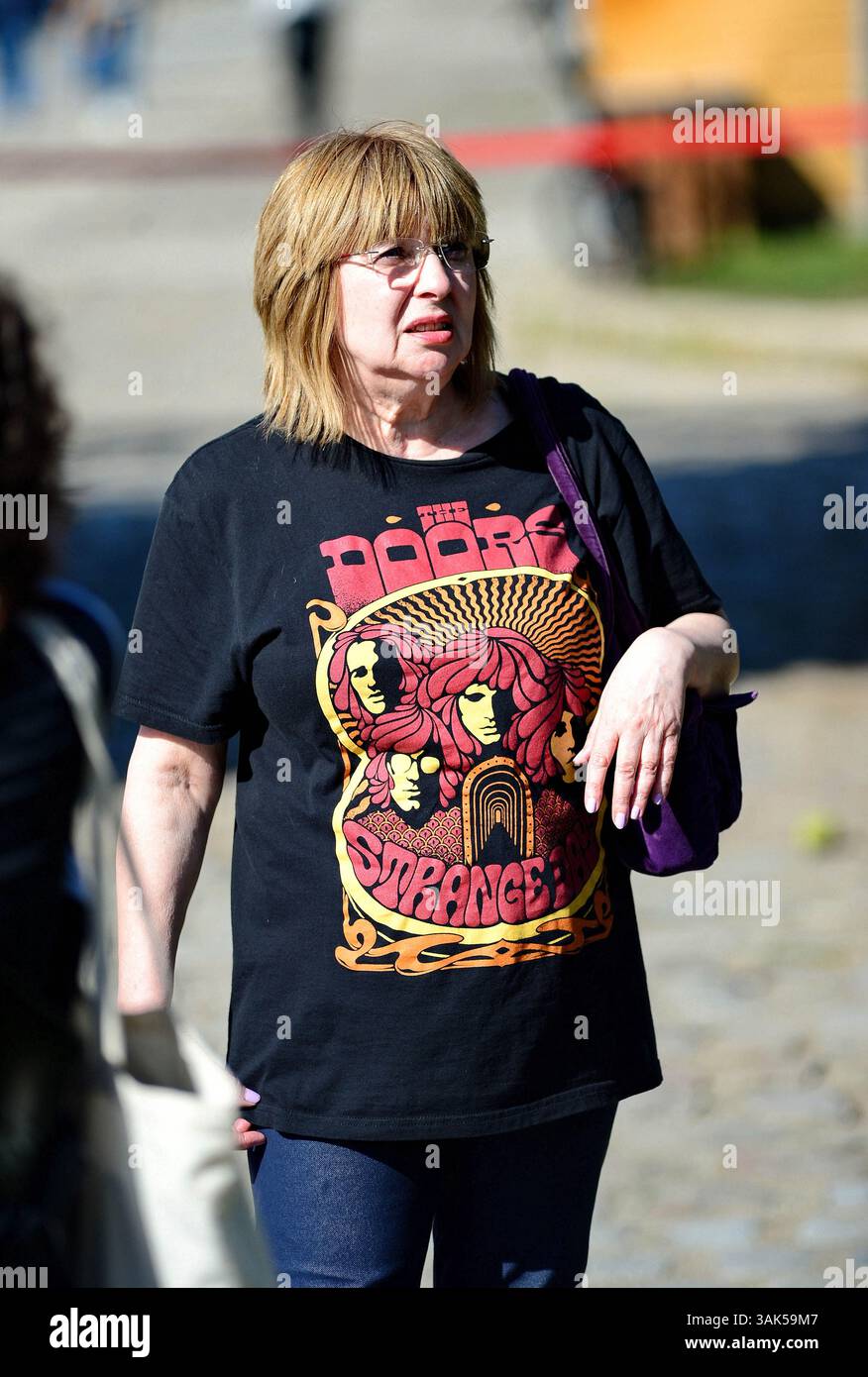 Paris, France. 11th Apr, 2025. Inauguration of the Jim Morrison ...