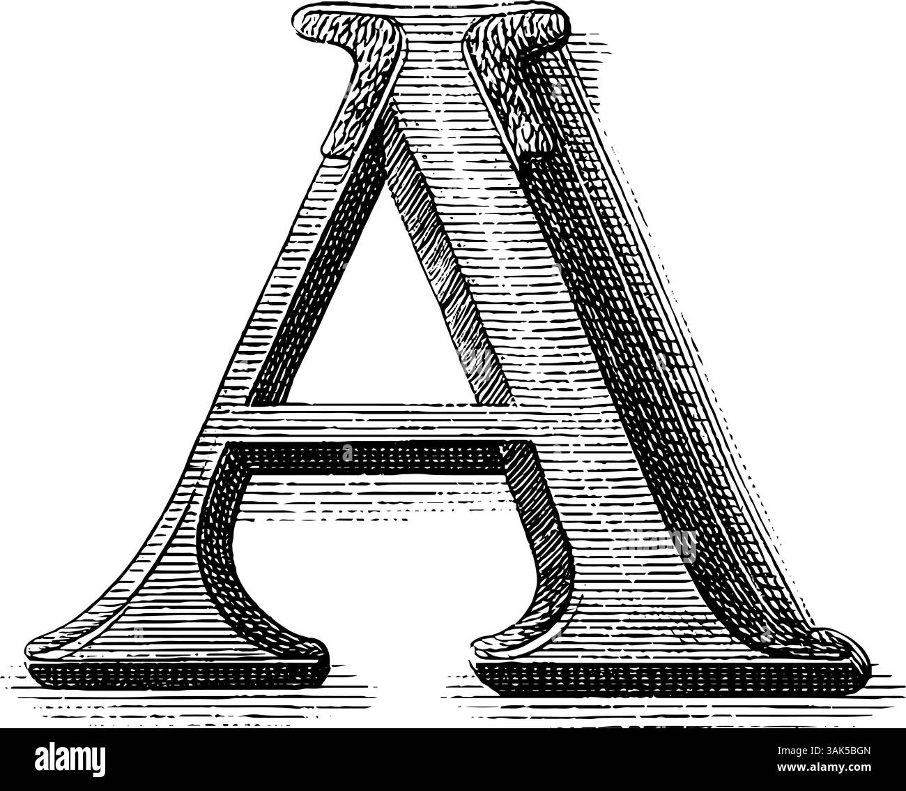 Elegant floral garland engraving for decorative designs and art ...