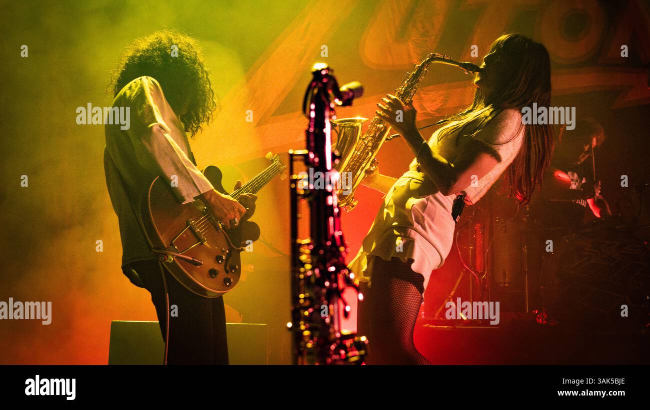 The Zutons at Shepherds Bush Empire, London, 10th April 2025 Stock ...