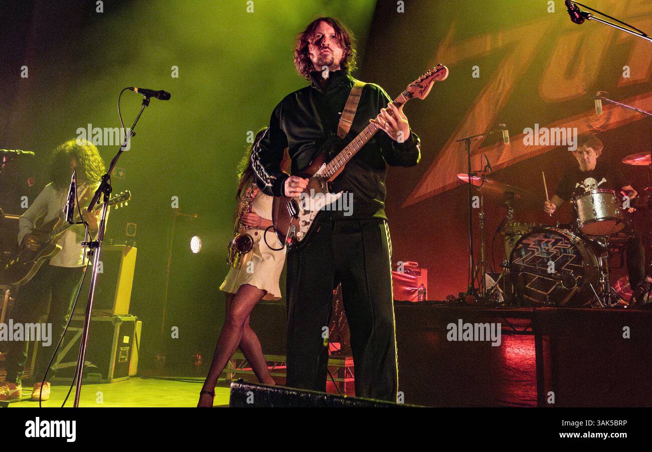The Zutons at Shepherds Bush Empire, London, 10th April 2025 Stock ...