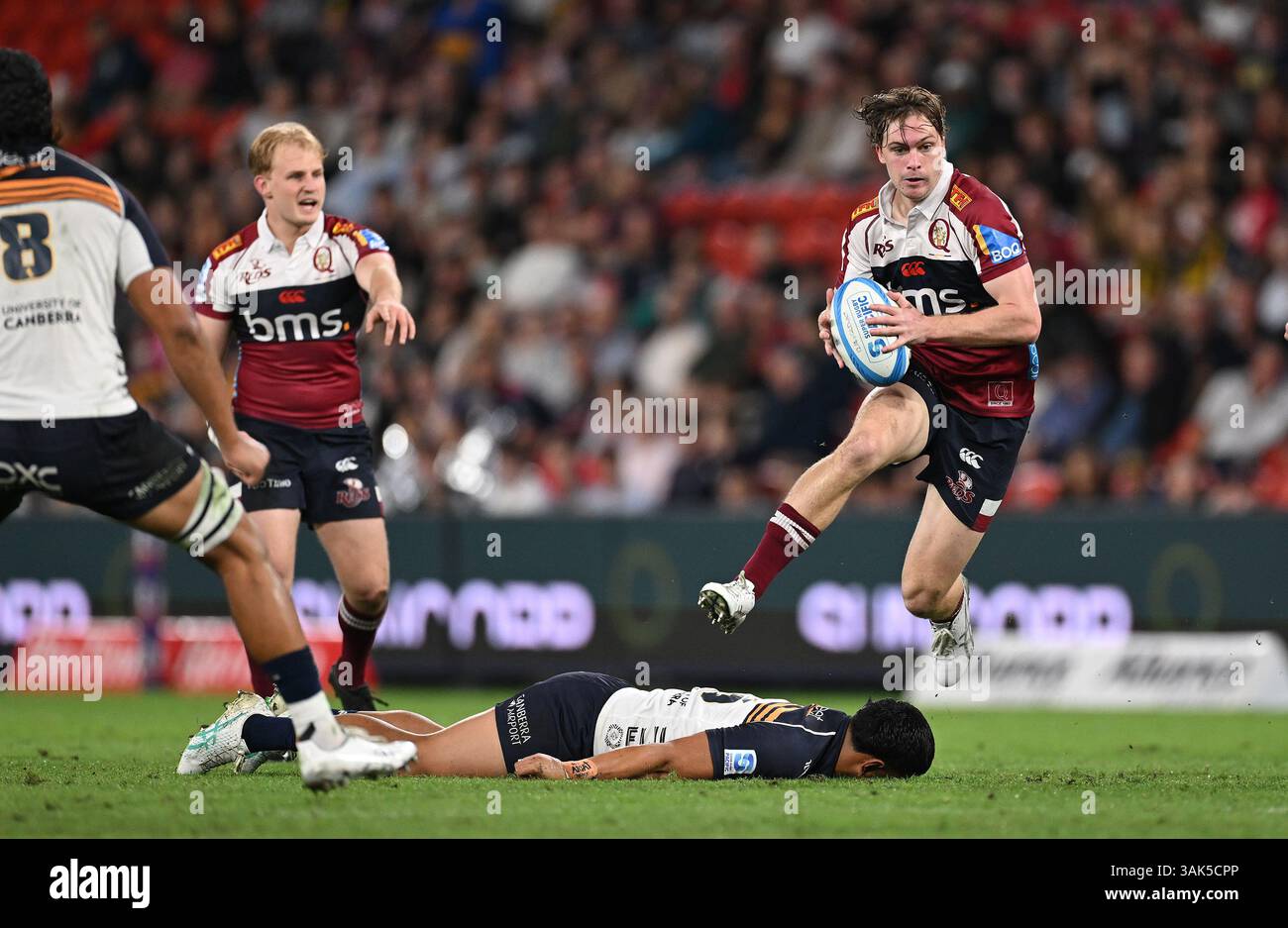 Brisbane, Australia. 12th Apr, 2025. Tim Ryan of the Reds during the ...