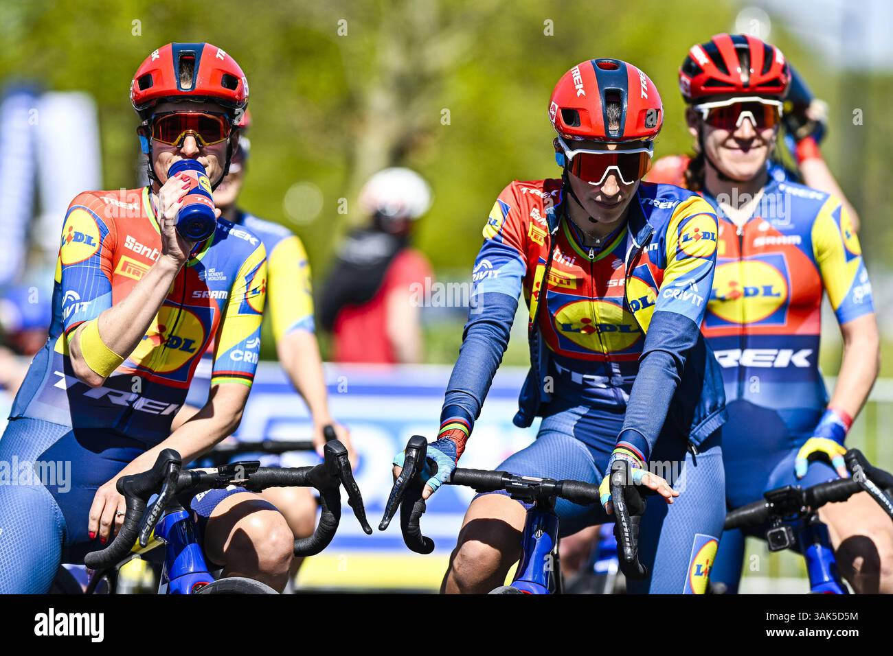 Denain, France. 12th Apr, 2025. Italian Elisa Balsamo of Lidl-Trek ...