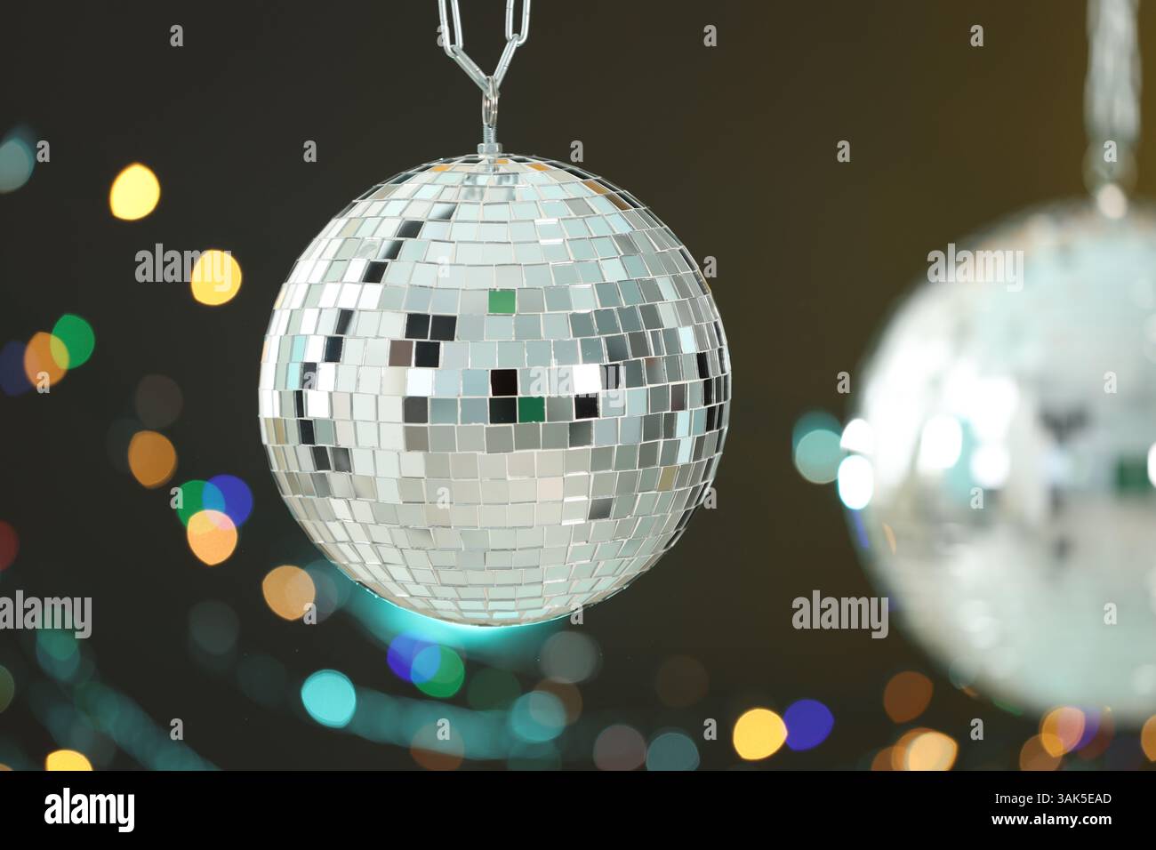 Beautiful disco lights on dance hi-res stock photography and images - Alamy