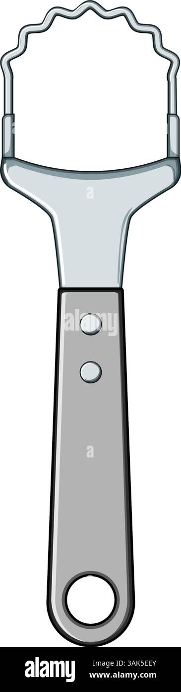 manual coconut scraper tool cartoon vector illustration Stock Vector ...