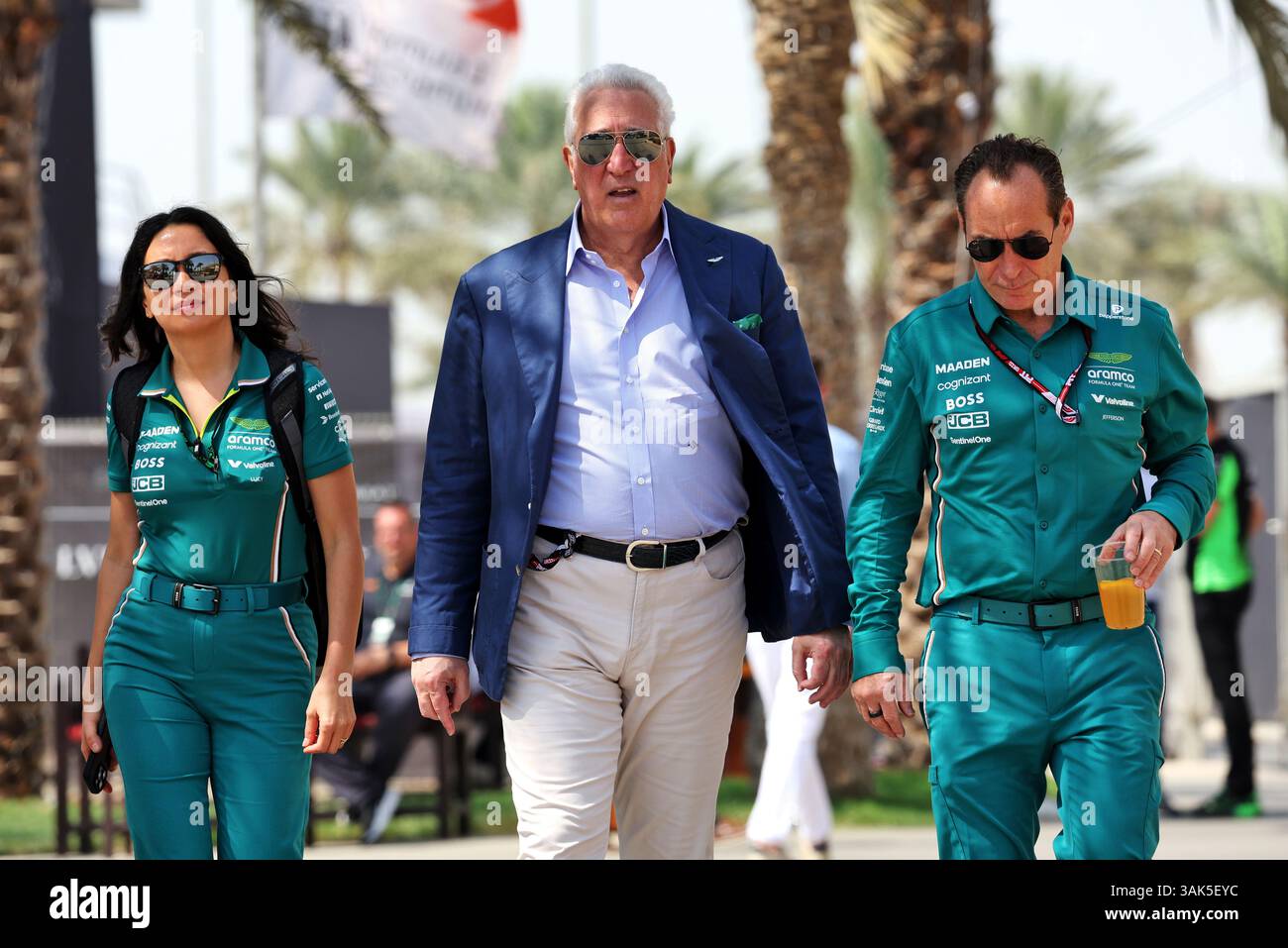 Lawrence Stroll (CDN) Aston Martin F1 Team Investor (Centre) with ...
