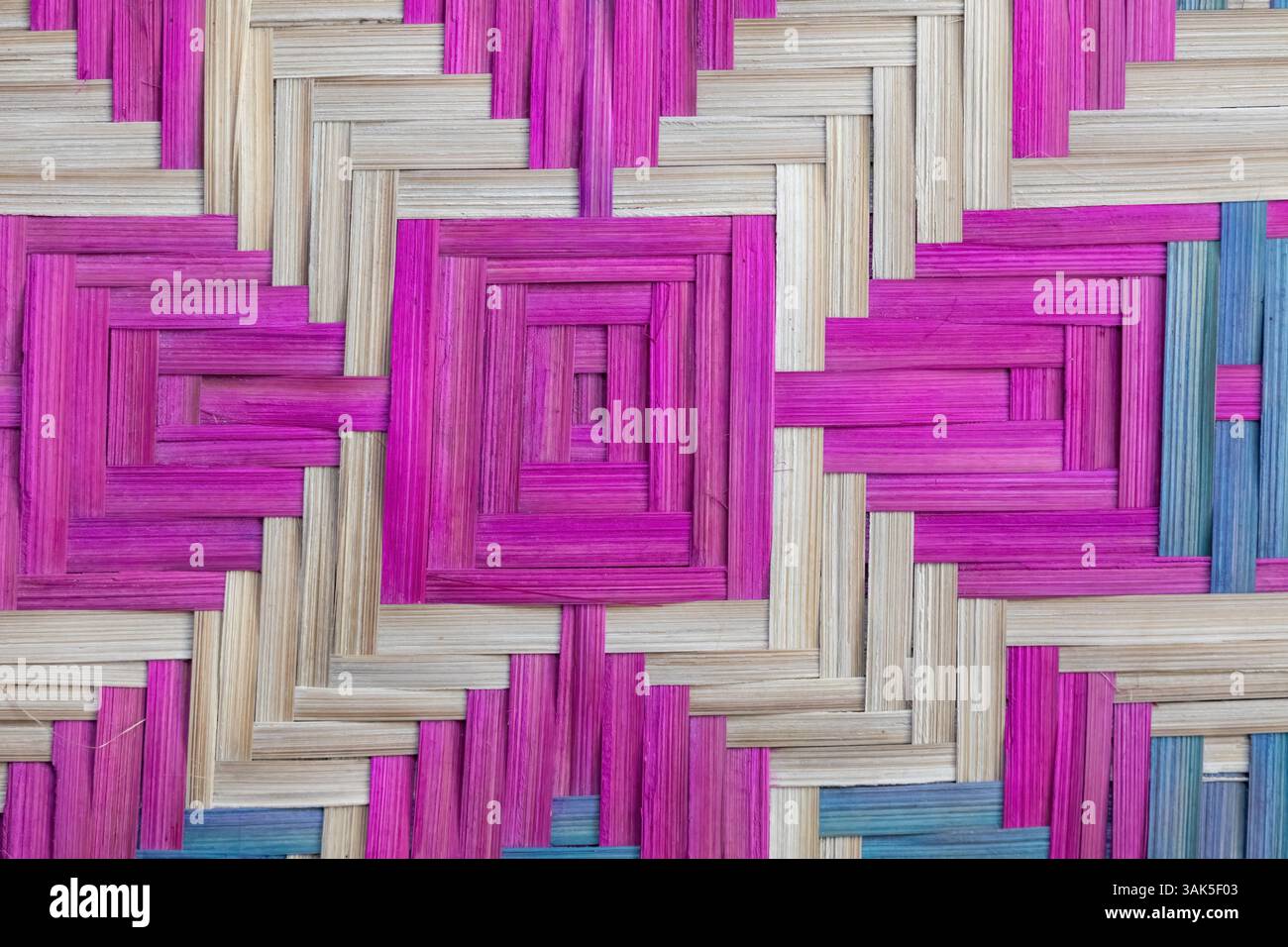 Bamboo wicker handmade fan weave background Stock Photo - Alamy