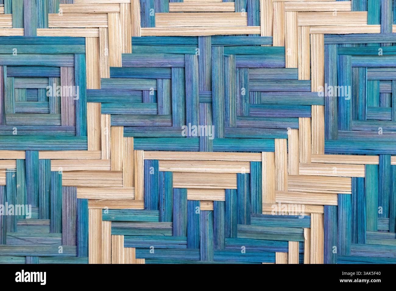 Colorful bamboo weave background Stock Photo - Alamy