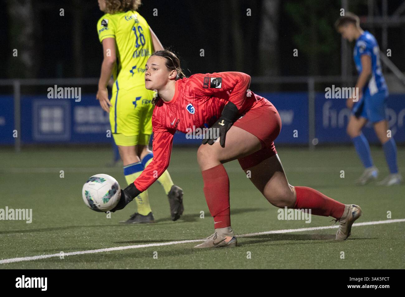 Genk, Belgium. 11th Apr, 2025. Genk, Belgium, April 11, 2025: Elise ...