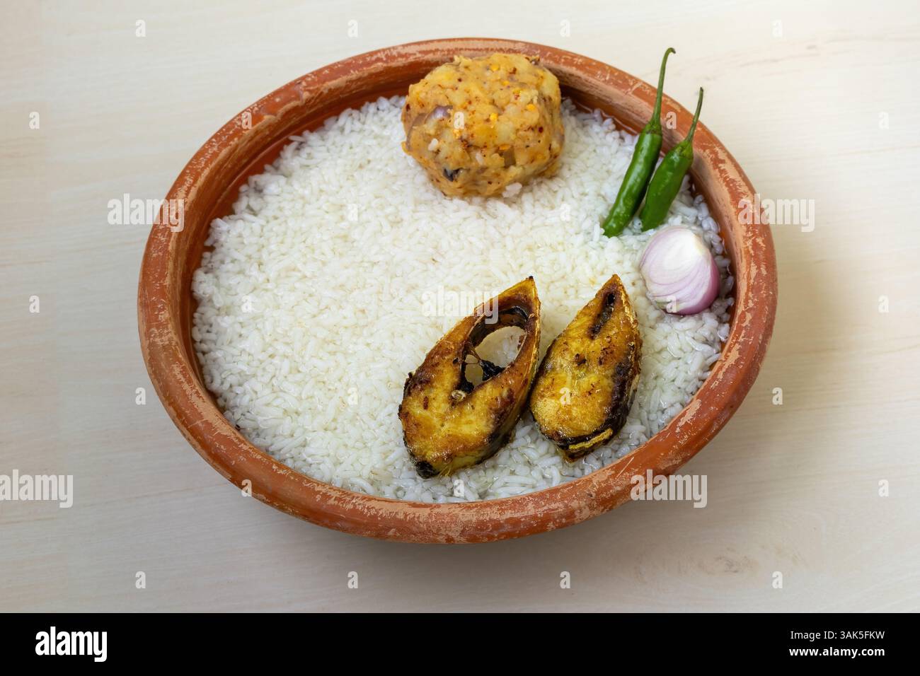 Panta Ilish, a traditional Bengali New Year (Pohela Boishakh) festive ...