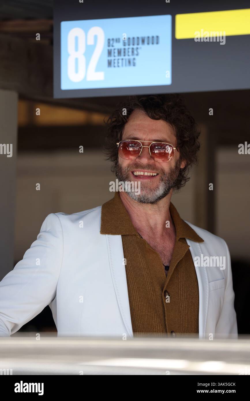 Musician Howard Donald at the 82nd Members' Meeting at Goodwood Motor ...