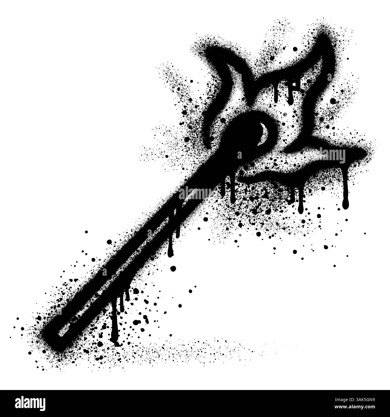 Stick burning match in Stock Vector Images - Alamy