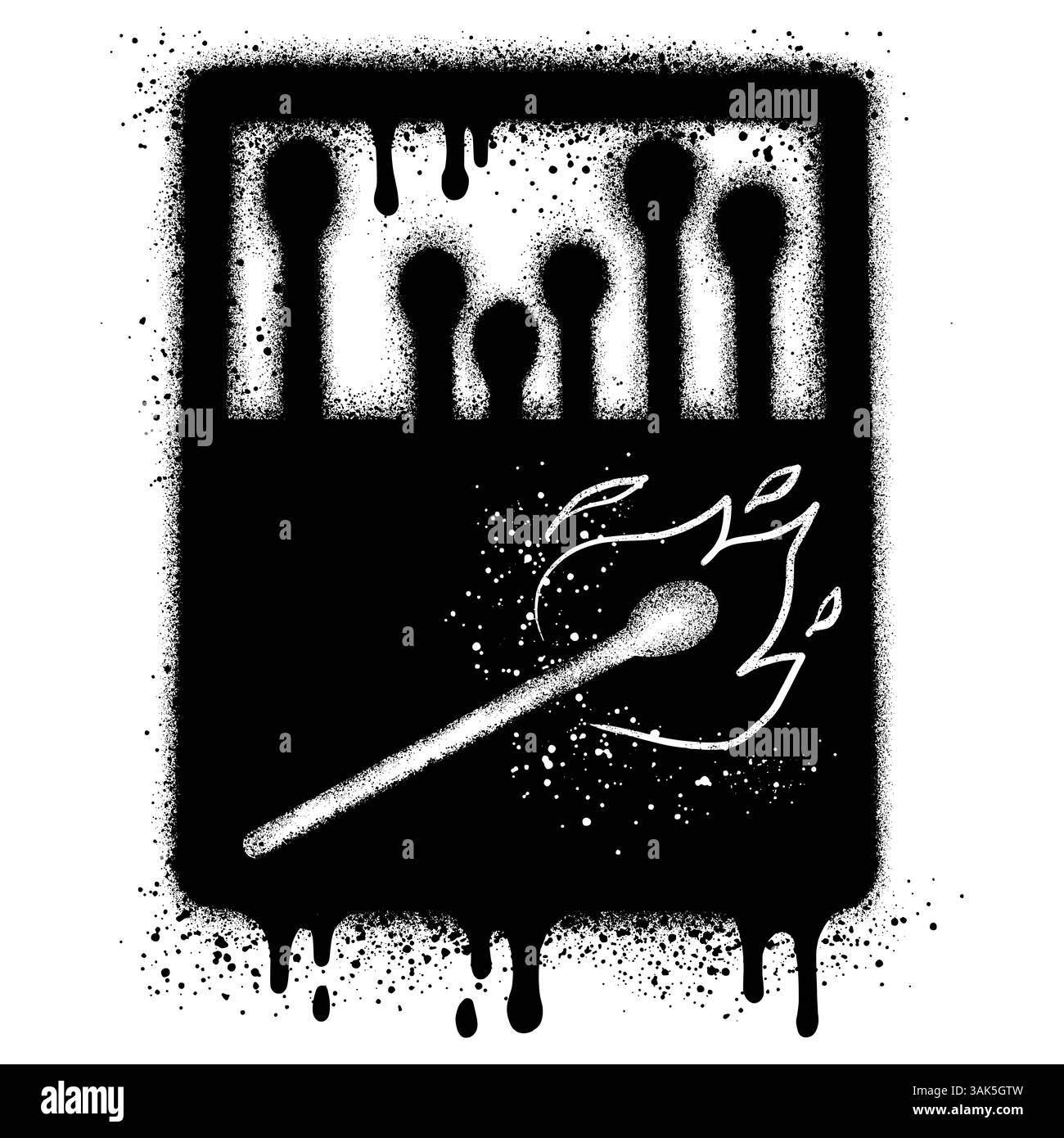 Matchbox fire Black and White Stock Photos & Images - Alamy