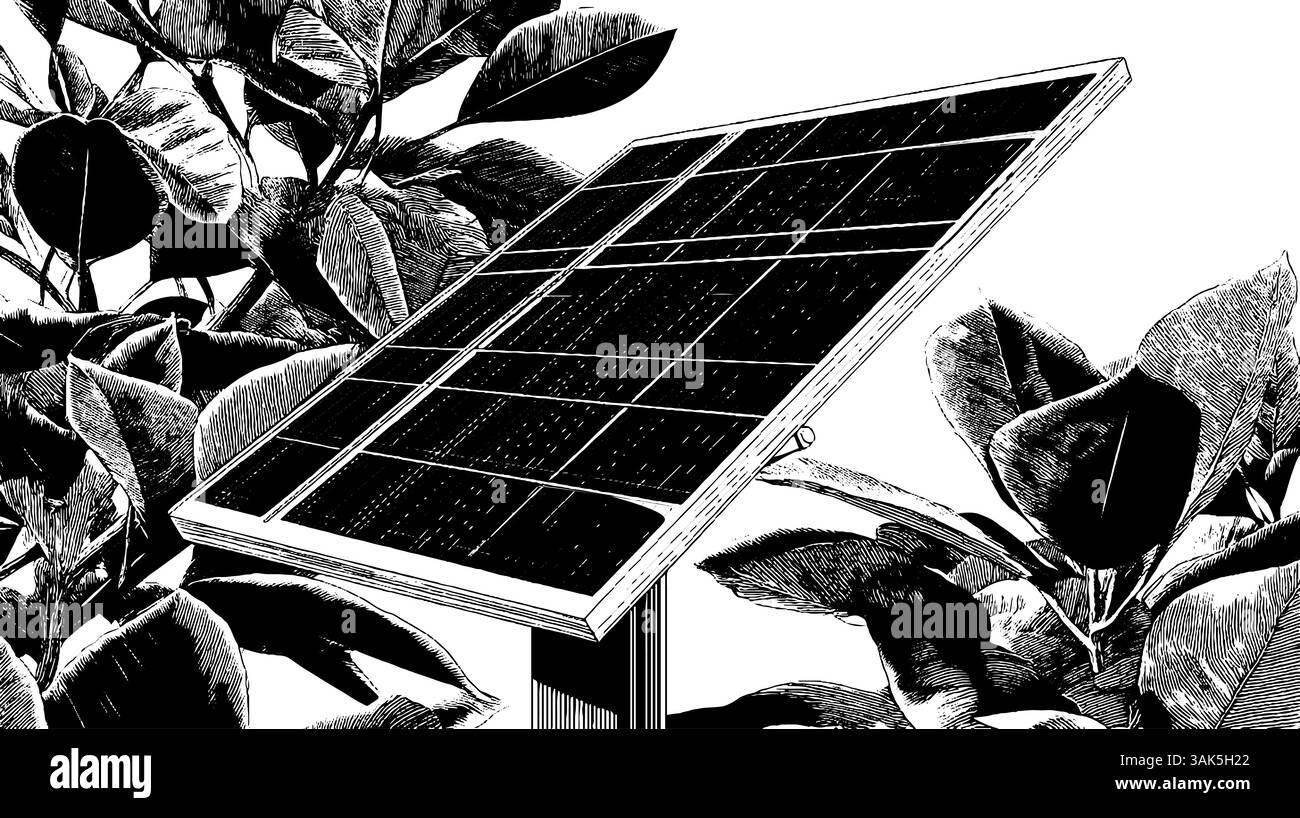 Engraved wind turbine with birds in flight - eco friendly energy ...