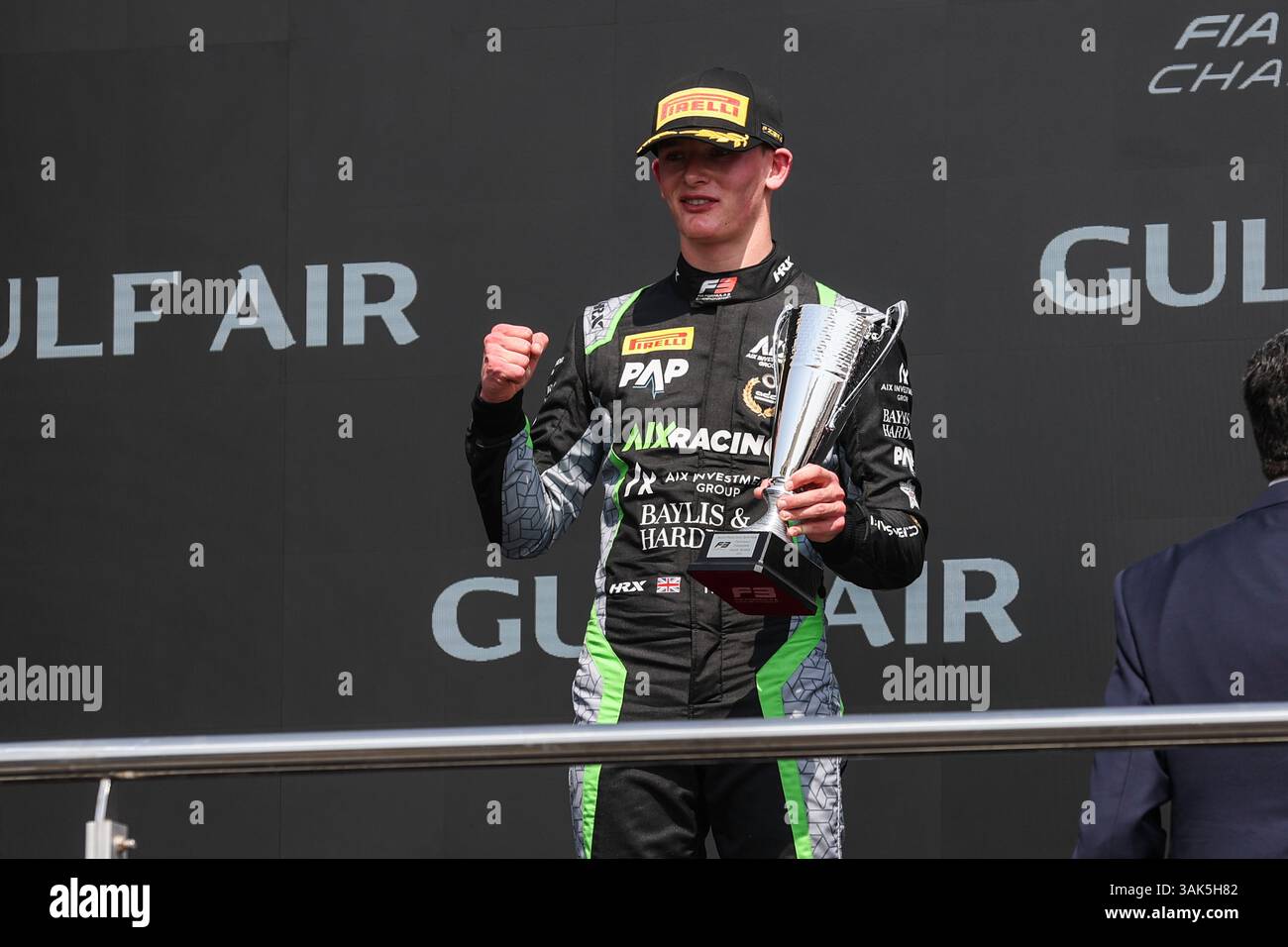SLATER Freddie Slater (gbr), AIX Racing, Dallara F3 2025, action podium ...