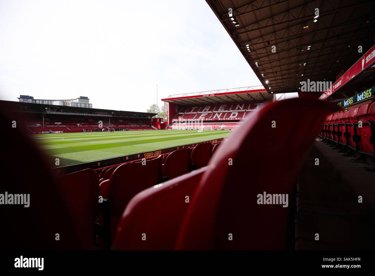 Nottingham, UK. 12th Apr, 2025. General view inside the stadium prior ...