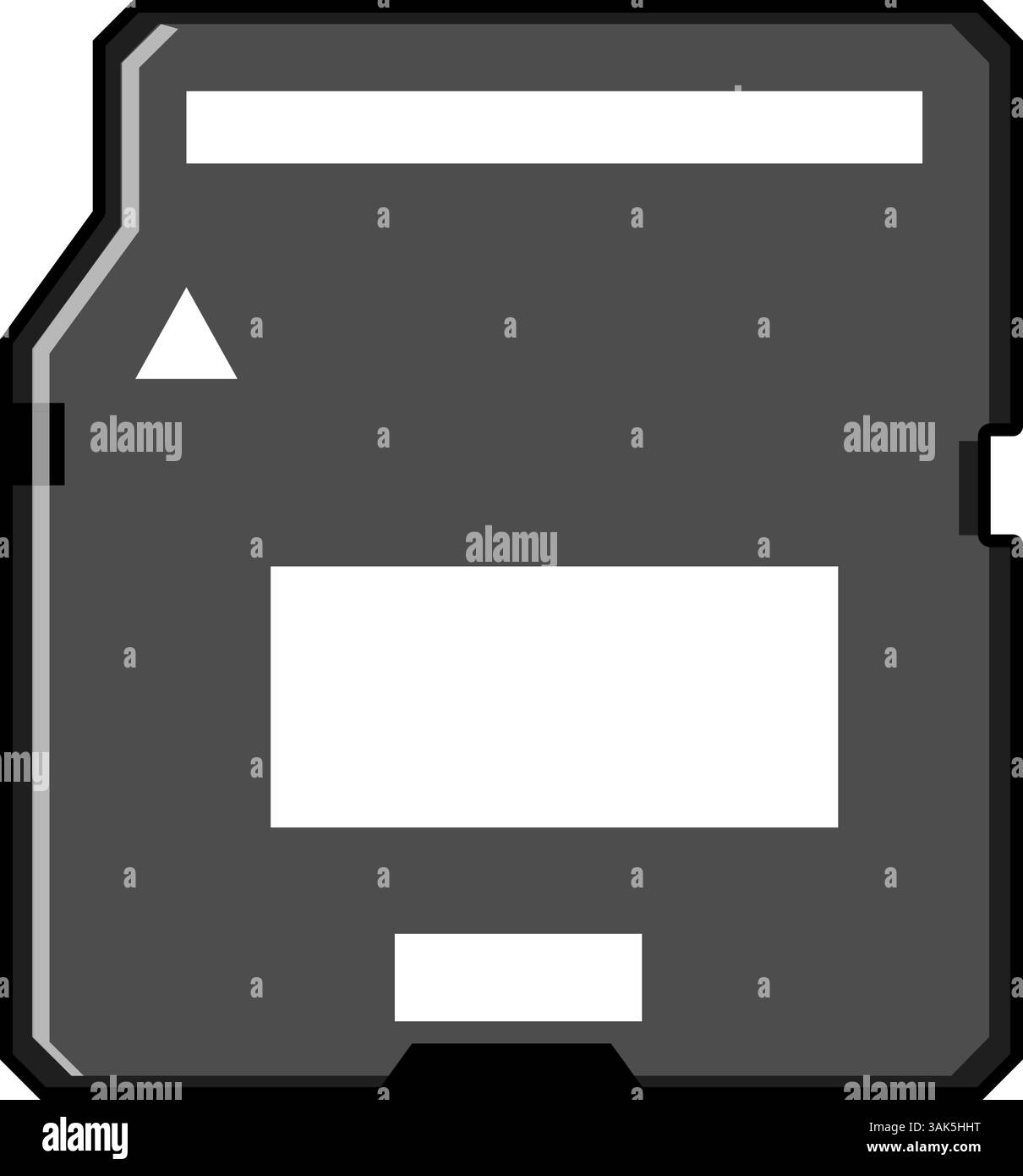 compatibility minisd card cartoon vector illustration Stock Vector ...