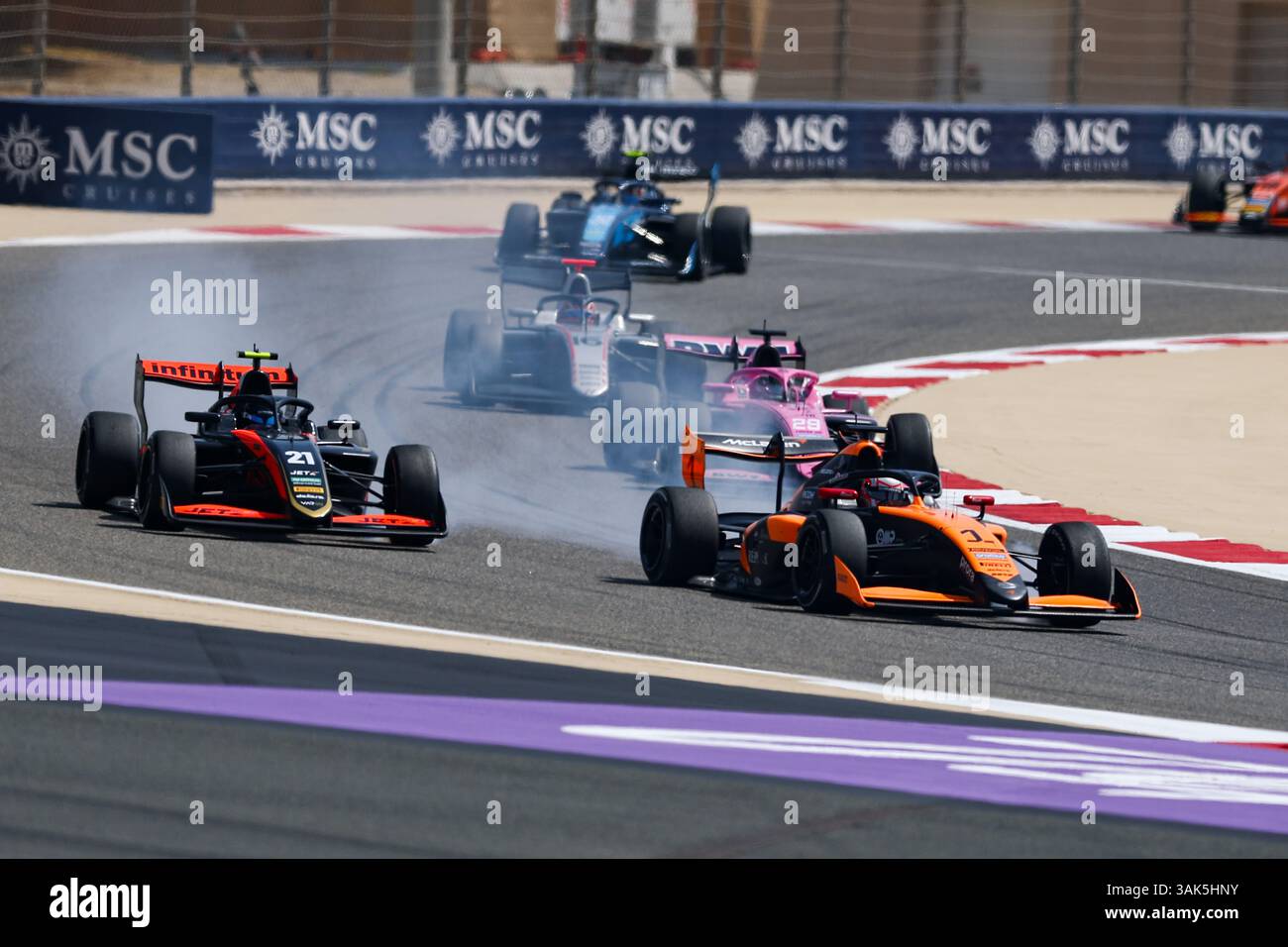 01 BADOER Brando (ita), Prema Racing, Dallara F3 2025, action during ...