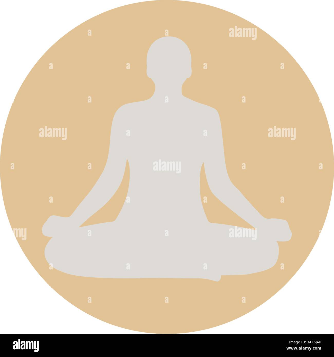 Yoga Meditation sitting pose, Meditation silhouette, yoga icon, Healthy ...