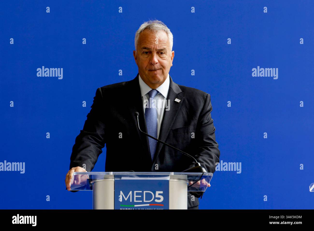 Napoli, MED5 meeting Makis Voridis, Minister of Migration and Asylum ...