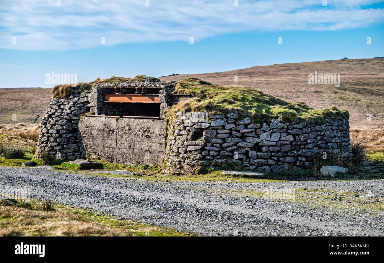 Observation Post 15 on Dartmoor is a 'bunker' built by the military for ...