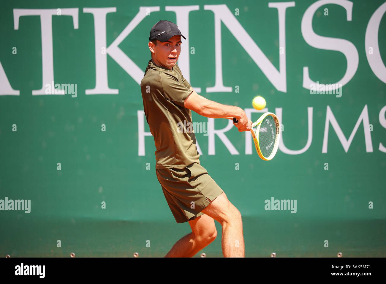 Monza, Italy. 12th Apr, 2025. Dalibor Svr?ina during 2025 Monza ATP ...