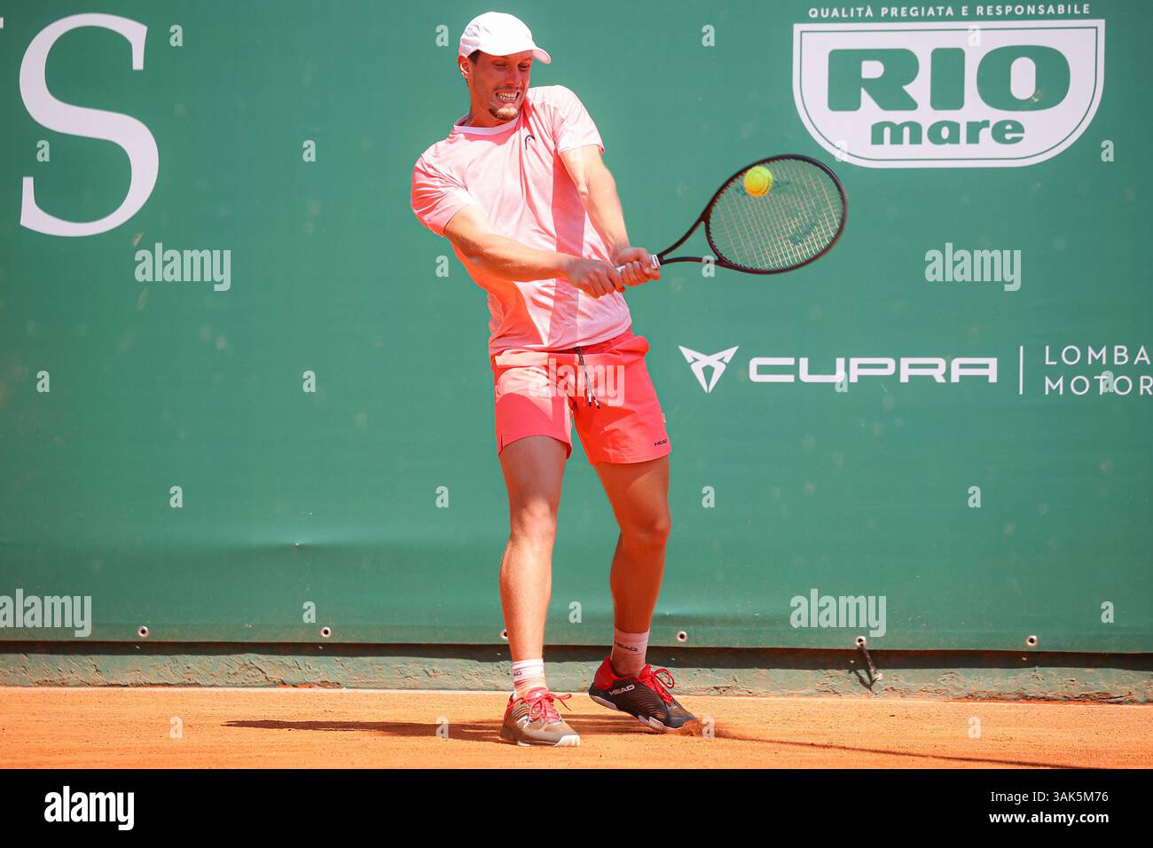 Monza, Italy. 12th Apr, 2025. Filip Misolic during 2025 Monza ATP ...