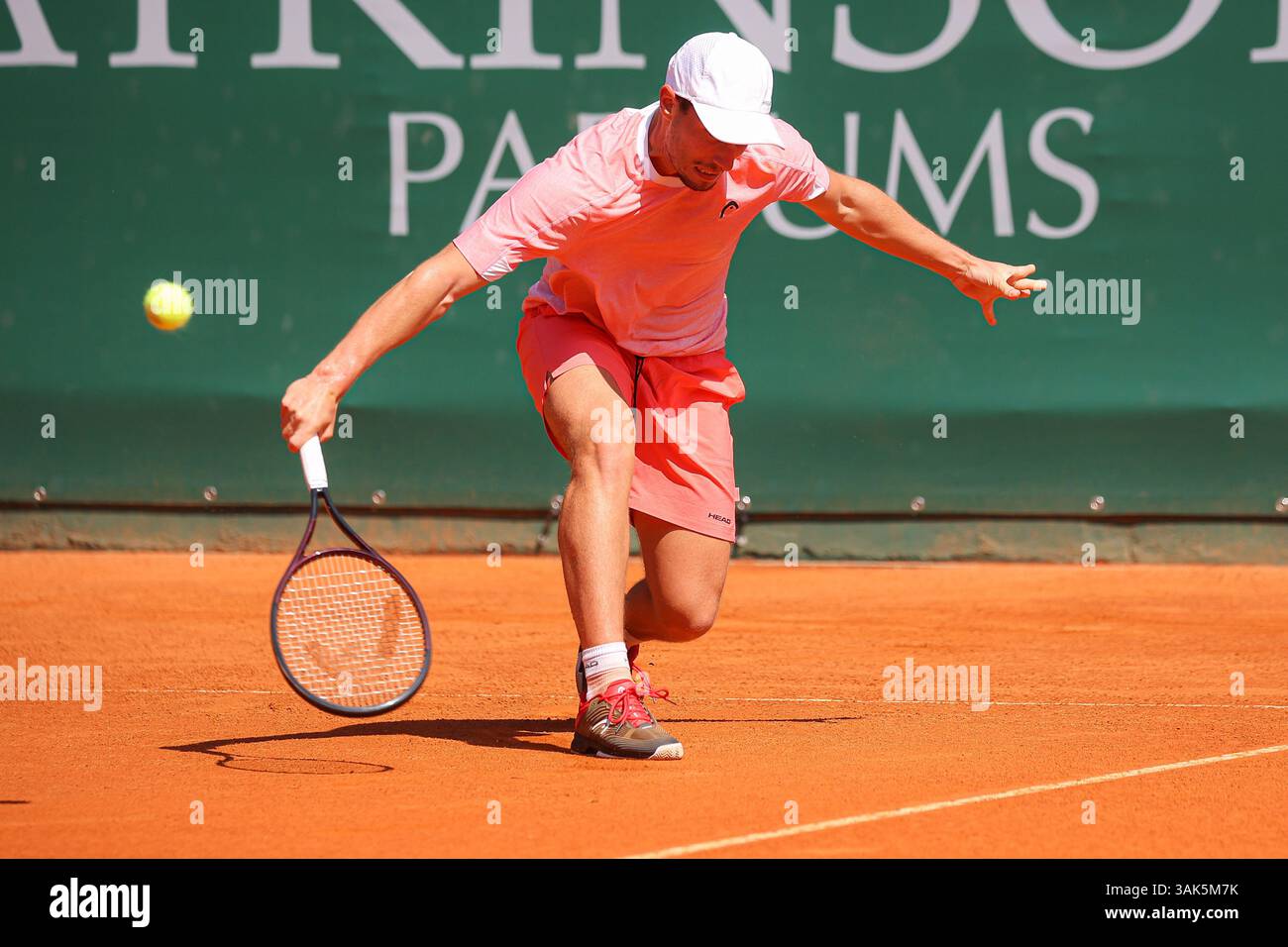 Monza, Italy. 12th Apr, 2025. Filip Misolic during 2025 Monza ATP ...