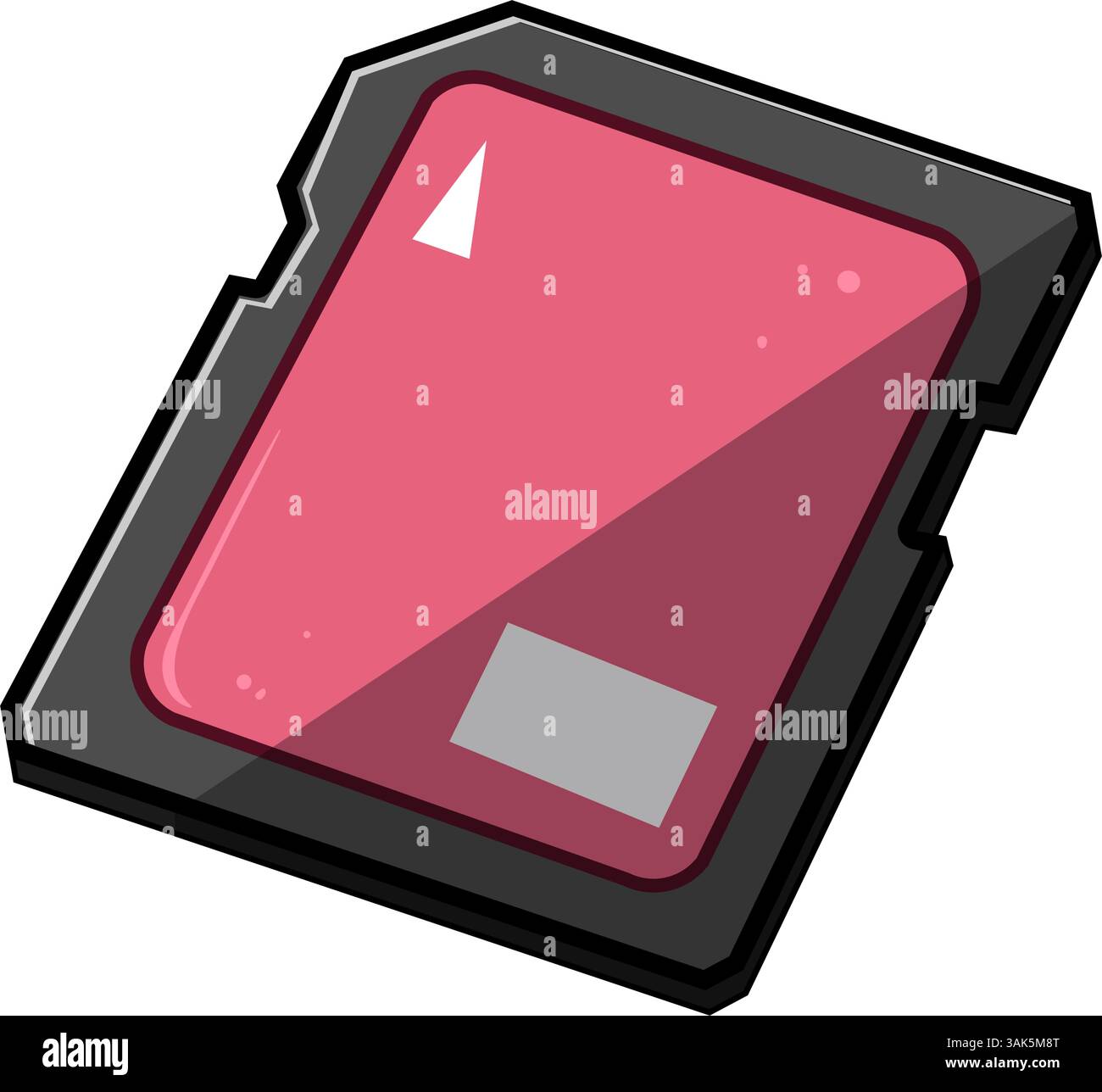 capacity sd card cartoon vector illustration Stock Vector Image & Art ...
