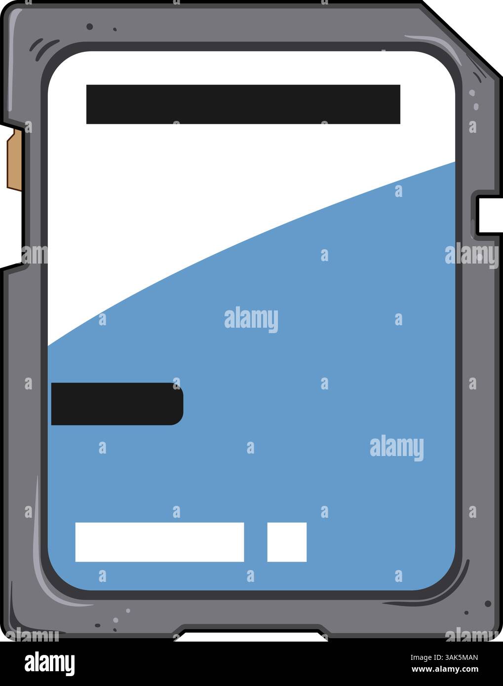 memory sd card cartoon vector illustration Stock Vector Image & Art - Alamy